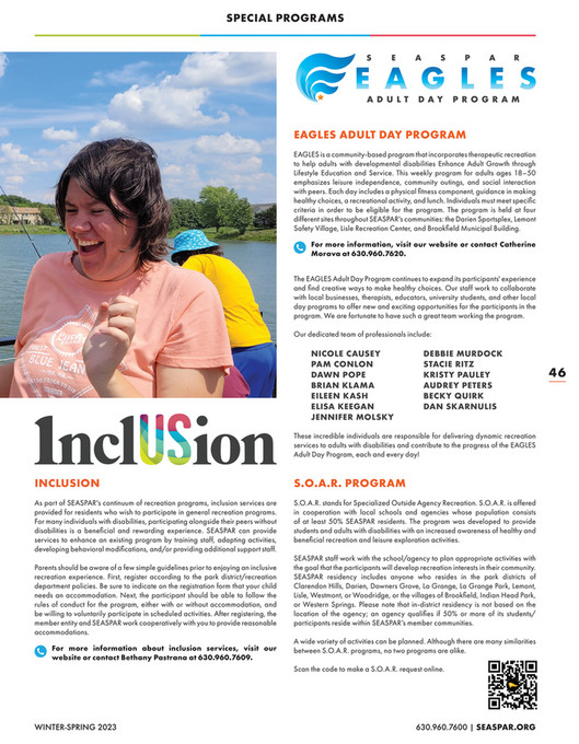 SEASPAR - Winter-Spring 2023 Program Guide - Page 46-47 - Created with ... SEASPAR - Winter-Spring 2023 Program Guide - Page 46-47 - Created with ...