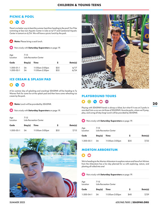 Seaspar Seaspar 2023 Summer Program Guide Page 20 21 Created With