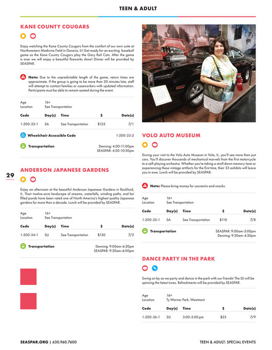 SEASPAR - SEASPAR 2023 Summer Program Guide - Page 30-31 - Created with Publitas.com