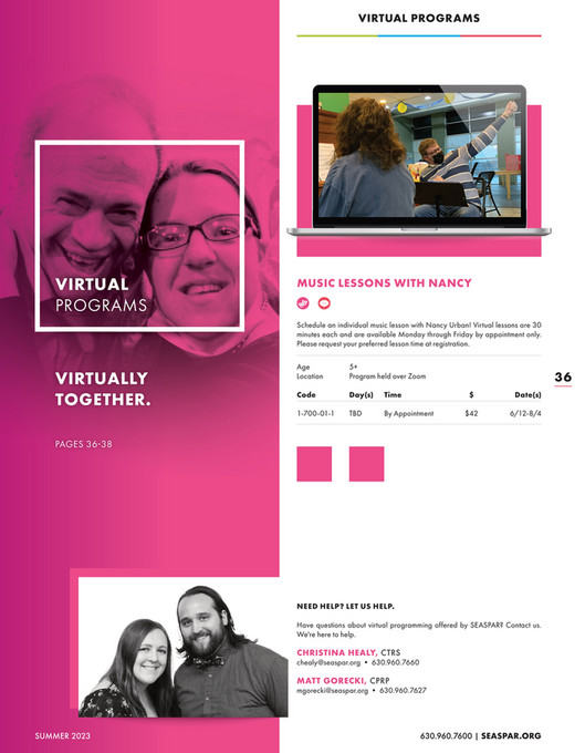 SEASPAR - SEASPAR 2023 Summer Program Guide - Page 36-37 - Created with Publitas.com