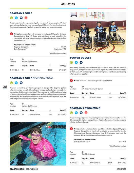 Seaspar Seaspar 2023 Summer Program Guide Page 36 37 Created With