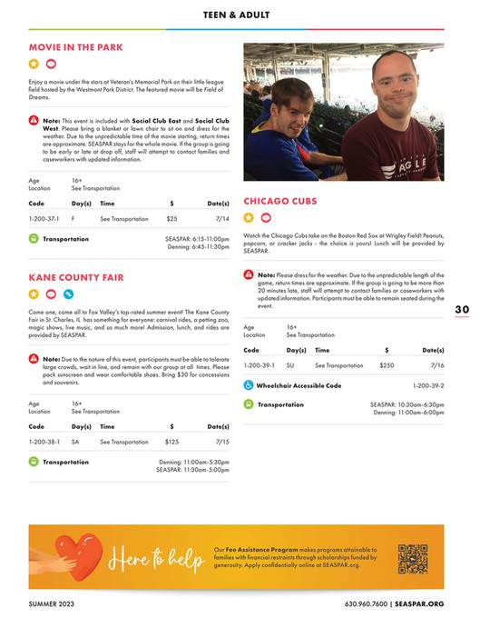 Seaspar Seaspar 2023 Summer Program Guide Page 30 31 Created With