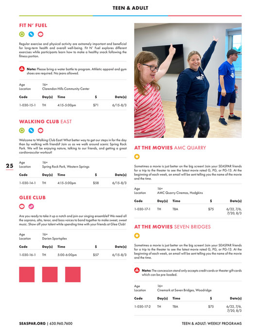 Seaspar Seaspar 2023 Summer Program Guide Page 26 27 Created With