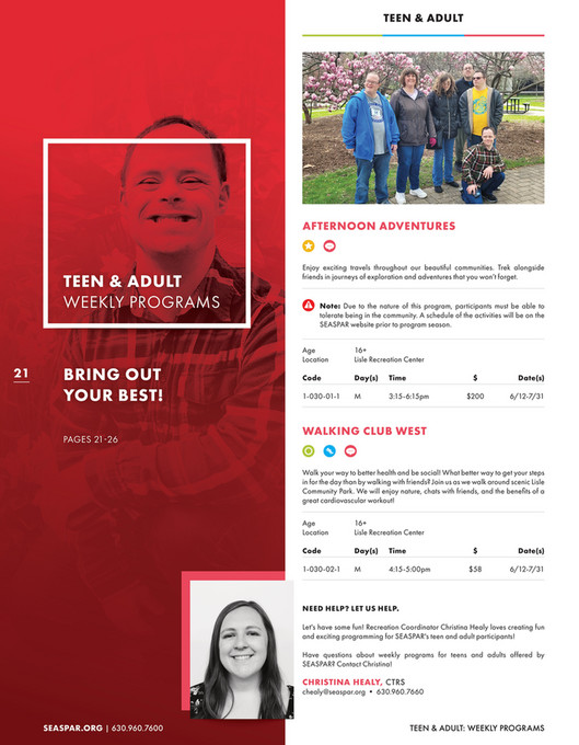 SEASPAR - SEASPAR 2023 Summer Program Guide - Page 22-23 - Created with ... SEASPAR - SEASPAR 2023 Summer Program Guide - Page 22-23 - Created with ...