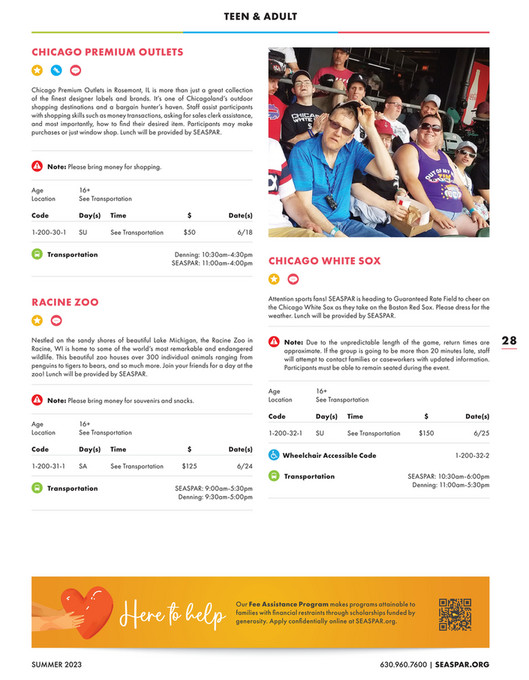 Seaspar Seaspar 2023 Summer Program Guide Page 28 29 Created With