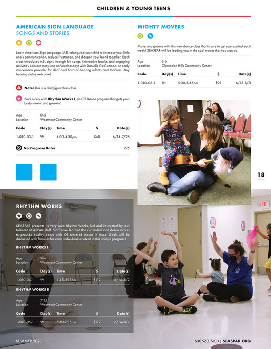 Seaspar Seaspar 2023 Summer Program Guide Page 18 19 Created With