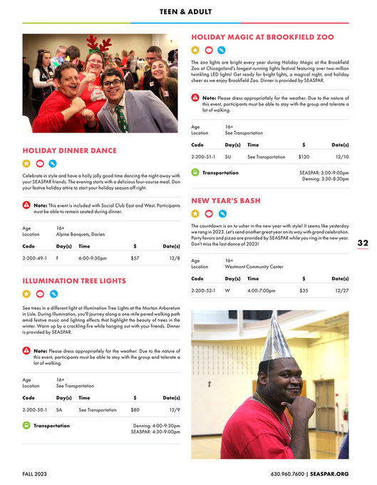 SEASPAR 2023 Fall Program Guide - Page 32-33 - Created with Publitas.com