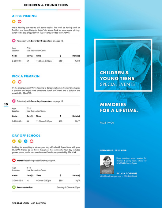 SEASPAR 2023 Fall Program Guide - Page 20-21 - Created with Publitas.com