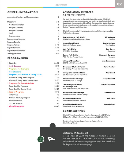 SEASPAR 2024 Winter-Spring Registration - Page 2-3 - Created with Publitas.com