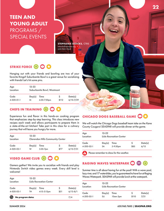 SEASPAR 2024 Summer Program Guide - Page 22-23 - Created with Publitas.com