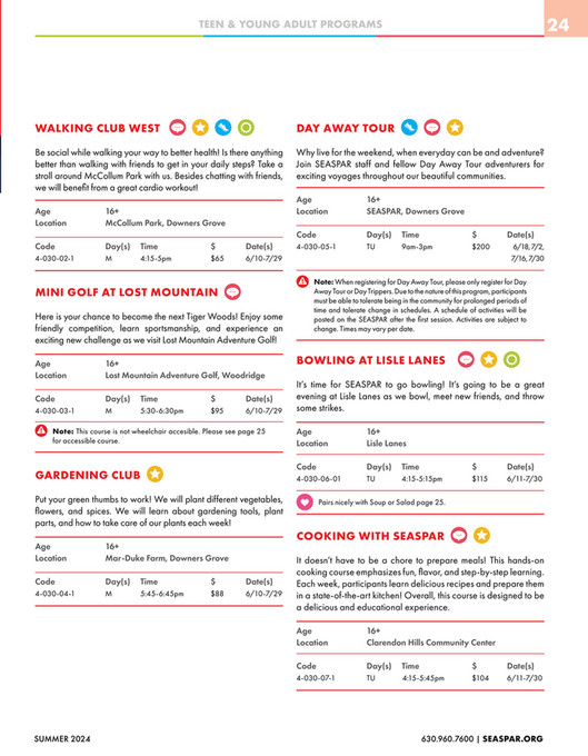SEASPAR 2024 Summer Program Guide - Page 24-25 - Created with Publitas.com