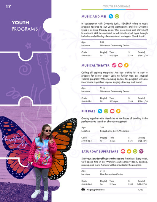 SEASPAR - SEASPAR 2024 Fall Program Guide - Page 18-19 - Created with Publitas.com
