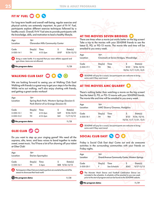 SEASPAR - SEASPAR 2024 Fall Program Guide - Page 26-27 - Created with Publitas.com
