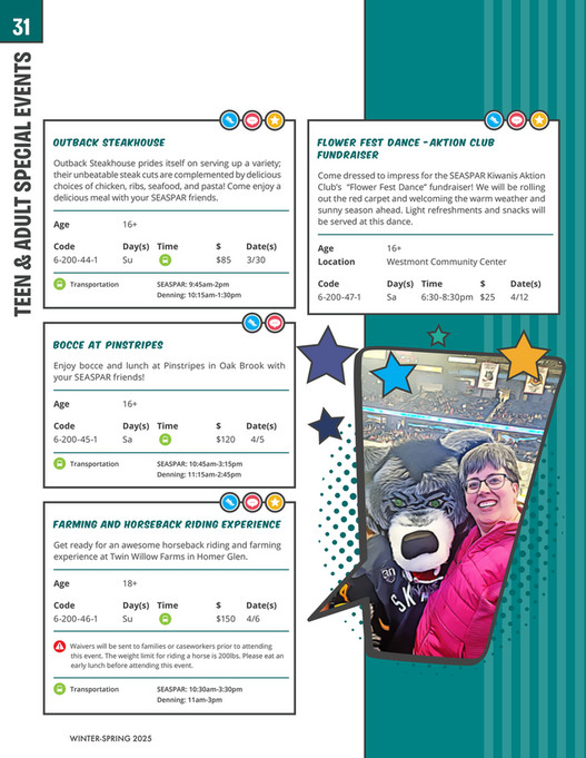 SEASPAR South East Special Recreation Association, - Page 32-33 ...
