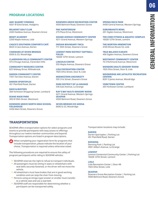 SEASPAR South East Special Recreation Association, - Page 6-7 - Created with Publitas.com