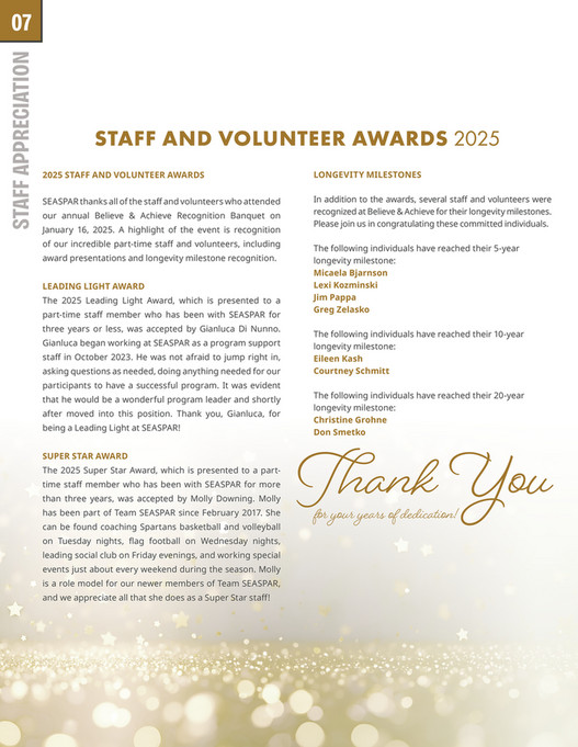 SEASPAR - SEASPAR 2025 Summer Program Guide - Page 8-9 - Created with Publitas.com