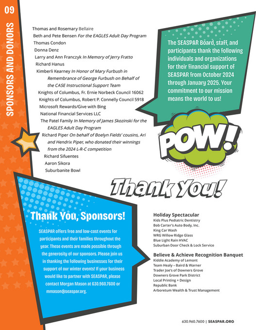 SEASPAR - SEASPAR 2025 Summer Program Guide - Page 10-11 - Created with Publitas.com