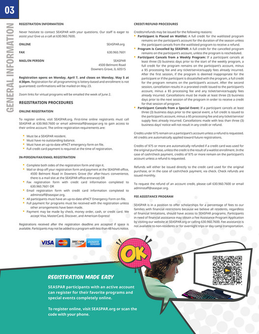 SEASPAR - SEASPAR 2025 Summer Program Guide - Page 4-5 - Created with Publitas.com