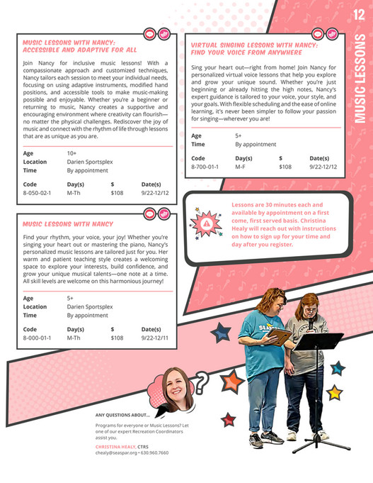 SEASPAR - SEASPAR 2025 Fall Program Guide - Page 12-13 - Created with Publitas.com