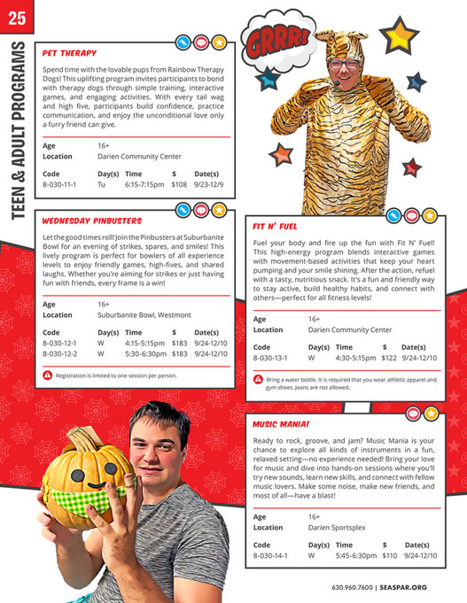 SEASPAR - SEASPAR 2025 Fall Program Guide - Page 26-27 - Created with Publitas.com