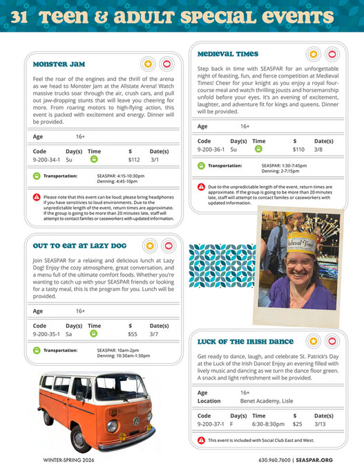 SEASPAR - SEASPAR 2026 Winter-Spring Program Guide - Page 32-33 ...