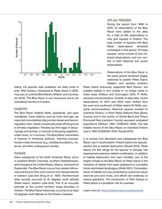 Ontario Reptile and Amphibian Atlas Publication - Page 180-181