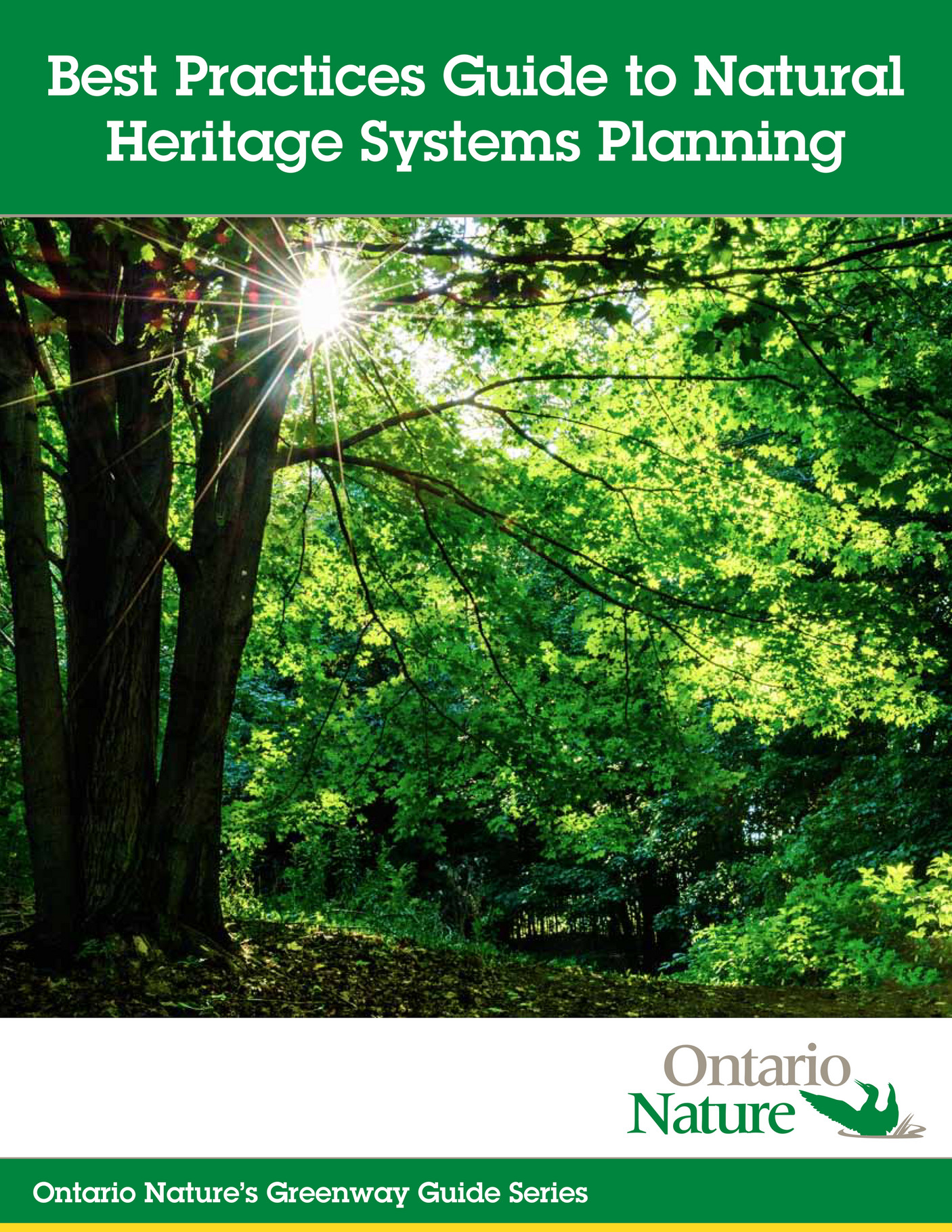 ON Nature magazine - Natural Heritage Systems Planning - Page 1