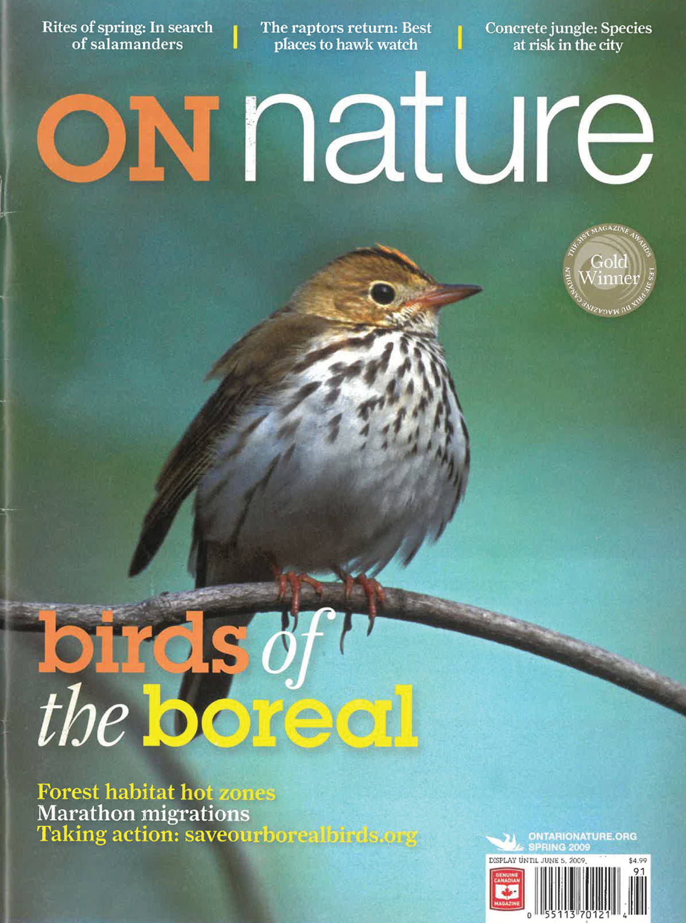 ON Nature magazine - Spring 2009 - Page 2-3