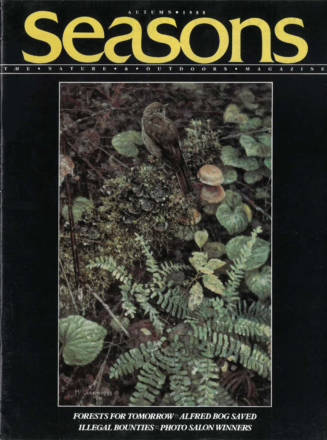 ON Nature magazine - Autumn_1988 - Page 1