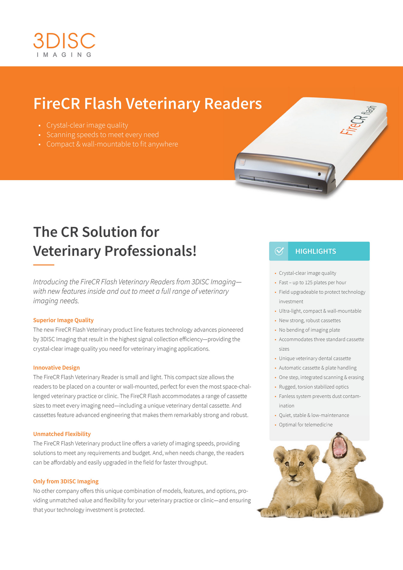 DLC Vet Pty Ltd - FireCR Flash Veterinary Reader - Page 2-3 - Created ...