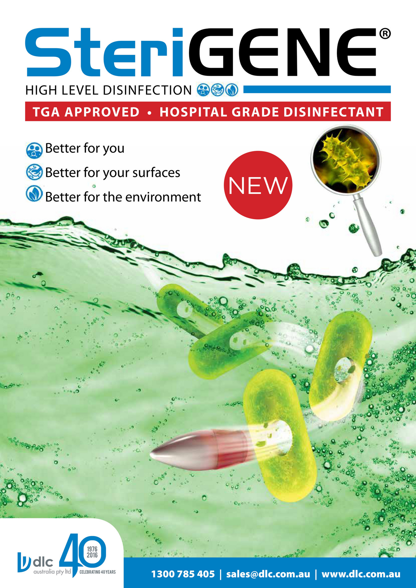 DLC Vet Pty Ltd - SteriGENE Hospital Grade Disinfectant Brochure_DLC ...