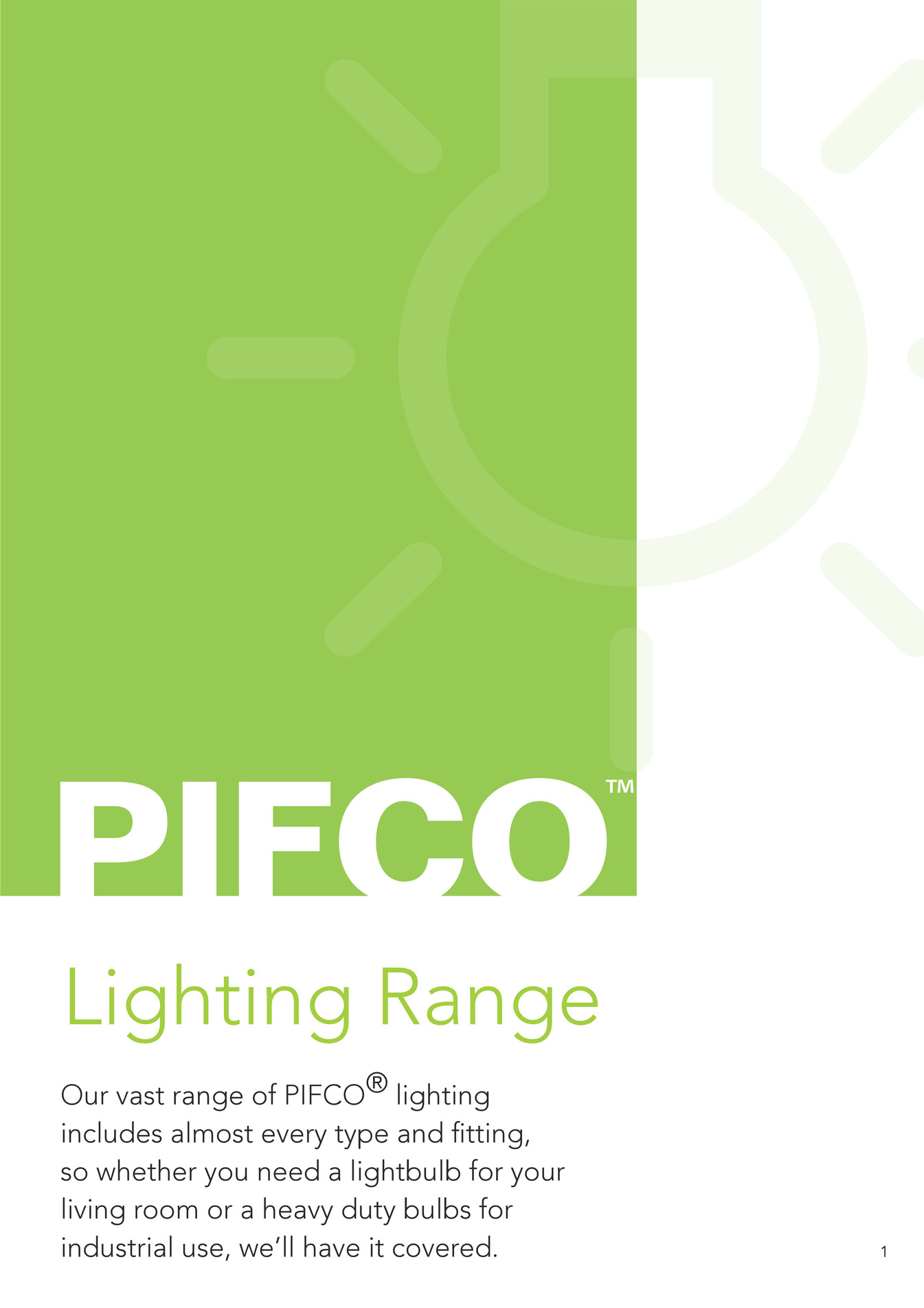 Europasonic - PIFCO Bulbs and Batteries - Page 1 - Created with ...