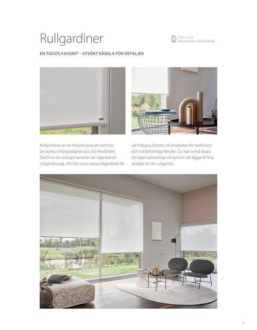 Luxaflex SE - The Art of Window Styling - Sida 12-13