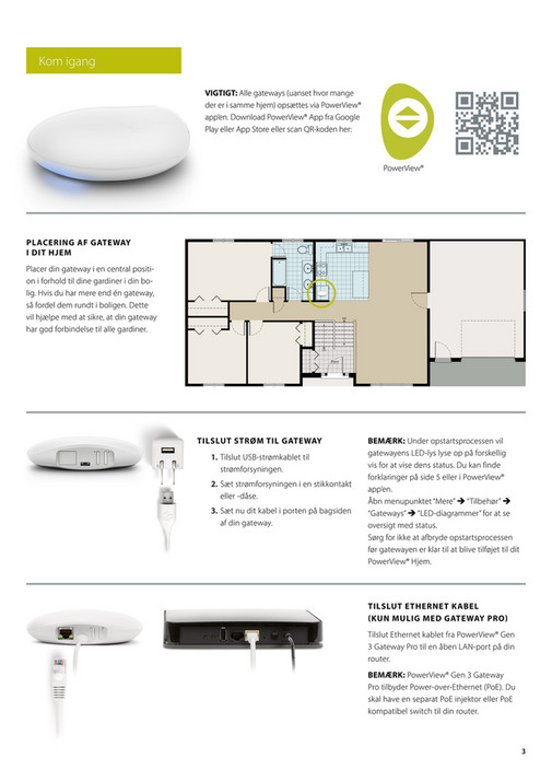 Luxaflex DK - Luxaflex PowerView Automation - Vejledning til Gateway - Side 3