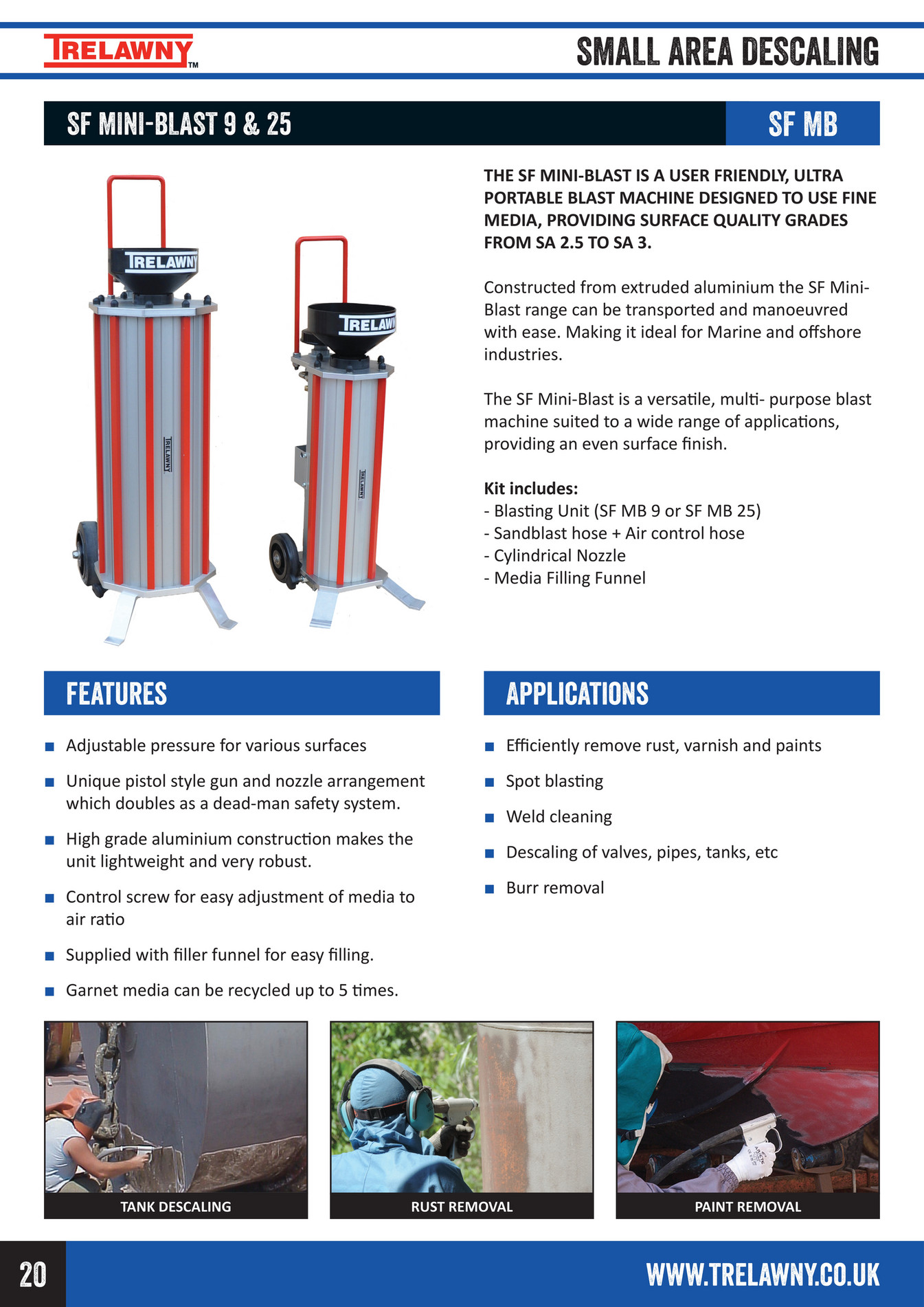 Trelawny SPT - Trelawny SPT - ScaleForce Mini-Blasts Product Sheet ... Trelawny SPT - Trelawny SPT - ScaleForce Mini-Blasts Product Sheet ...