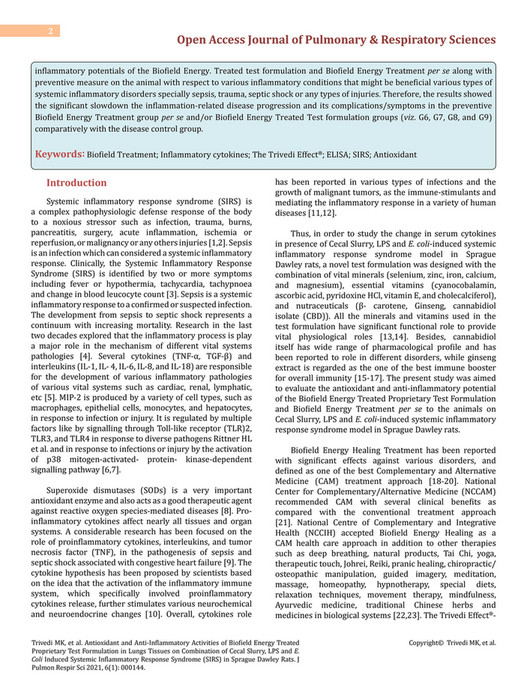 Antioxidant and Anti-Inflammatory Activities of Biofield Energy Treated ...