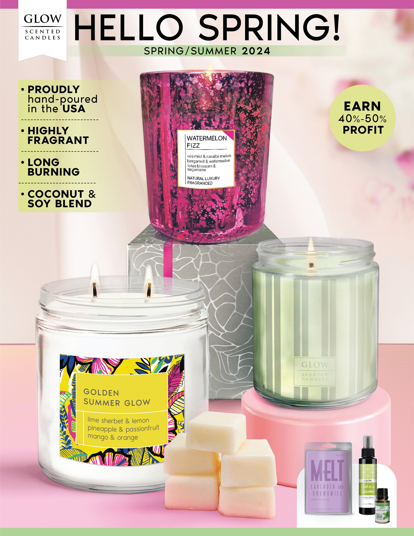 Glow Scented Calndles GLOW Spring-Summer catalog 2024 - Page 1 - Created with Publitas.com