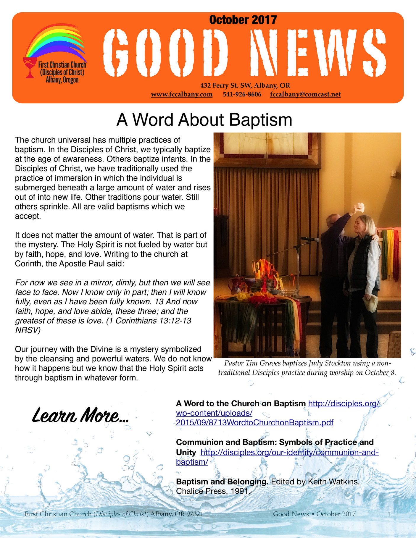 First Christian Church of Albany - Newsletter- October 2017.pages ...