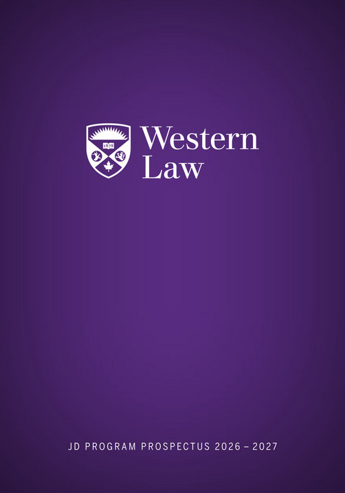 Western Law JD Program Prospectus - Page 1 - Created with Publitas.com