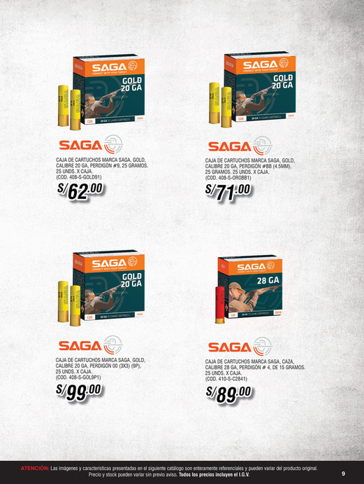 Armaq - CATÁLOGO ARMAQ 2024 -SAGA - Página 8-9 - Created with Publitas.com