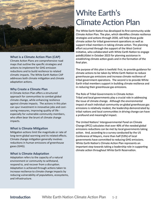 paleBLUEdot - White Earth Climate Action Plan - Page 1 - Created with ...