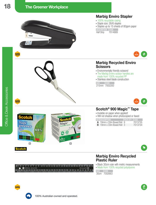 My publications - Your Greener Workplace Catalogue - Page 18-19 - Created with Publitas.com