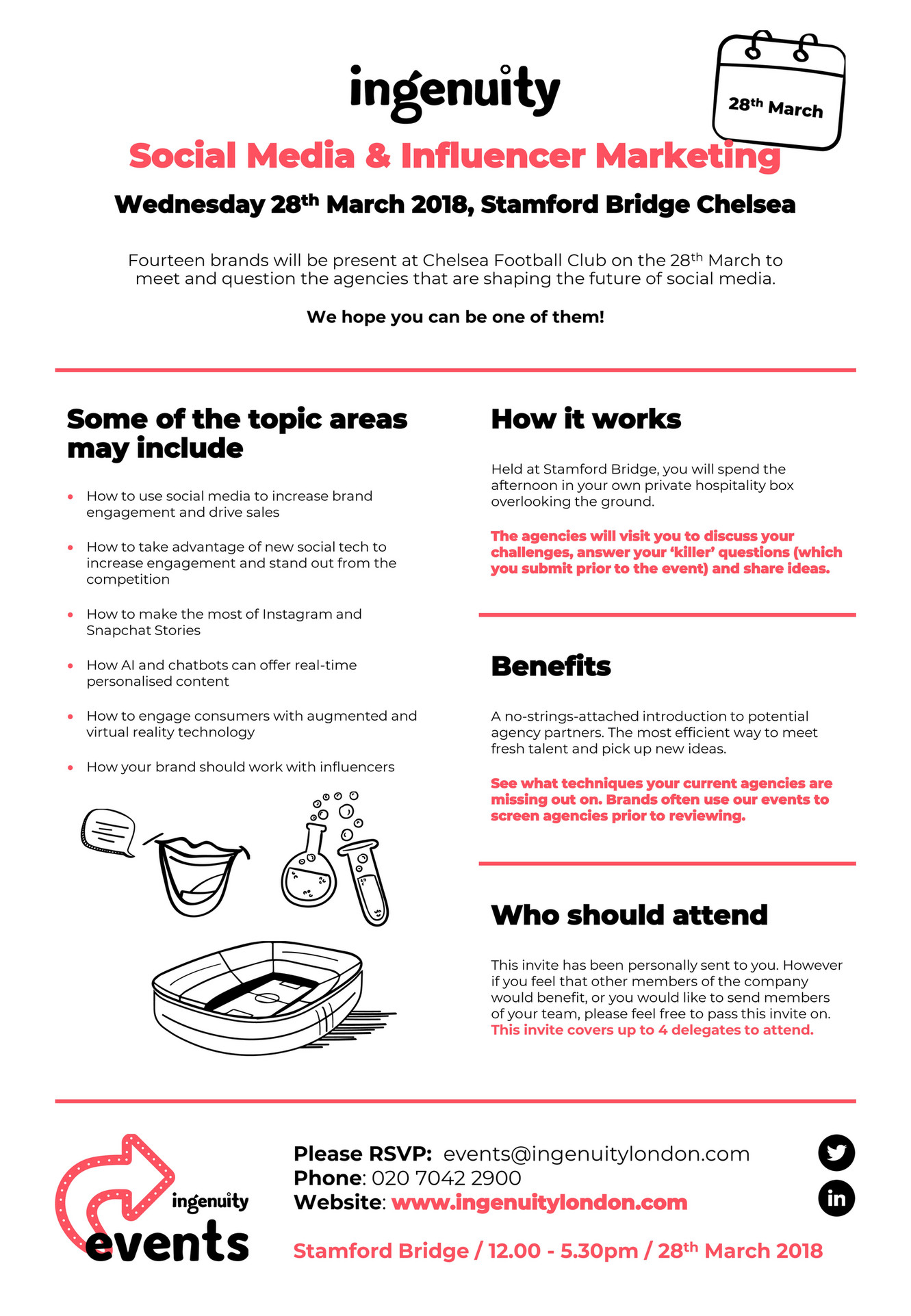 Ingenuity London - Invitation - Social Media and Influencer Marketing ...