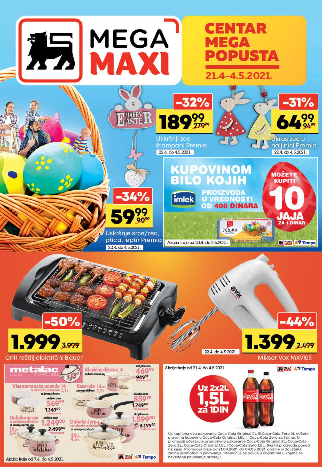 Maxi Serbia - EN folder - Mega Maxi Uskrs - Strana 1