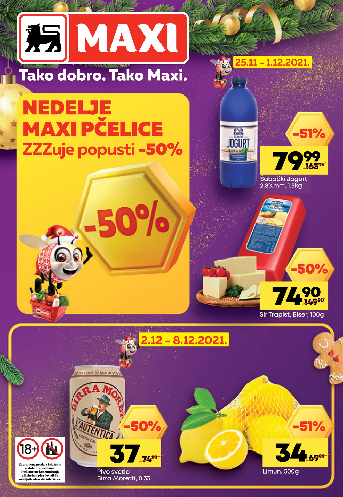 Maxi Serbia - EN folder - MAXI Liflet pcelica 25.11-8.12.2021 - Strana 1