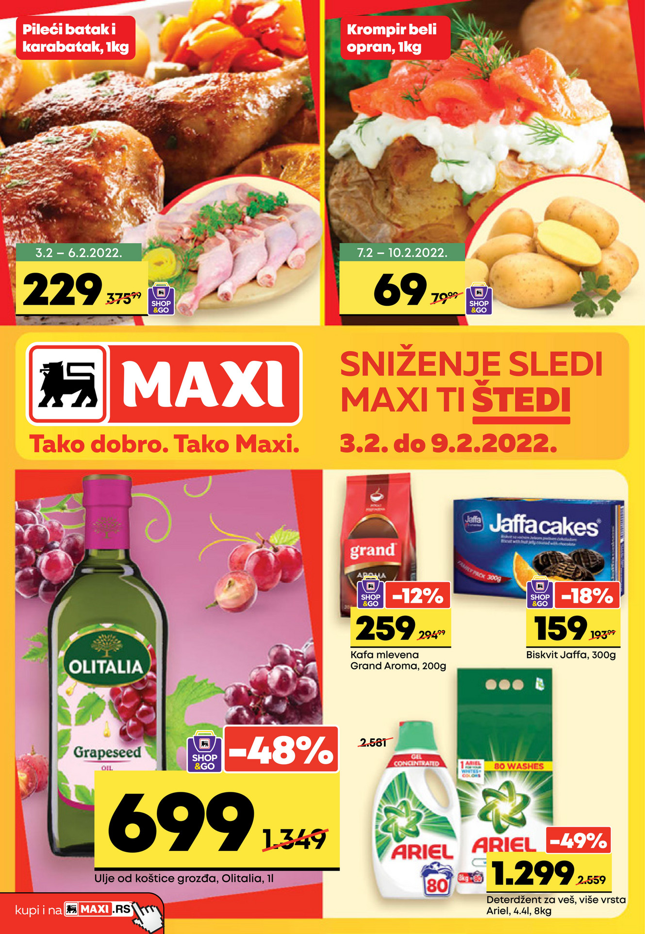 Maxi Serbia - EN folder - MAXI Nedeljni liflet 3.2-9.2.2022 - Strana 1 Maxi Serbia - EN folder - MAXI Nedeljni liflet 3.2-9.2.2022 - Strana 1
