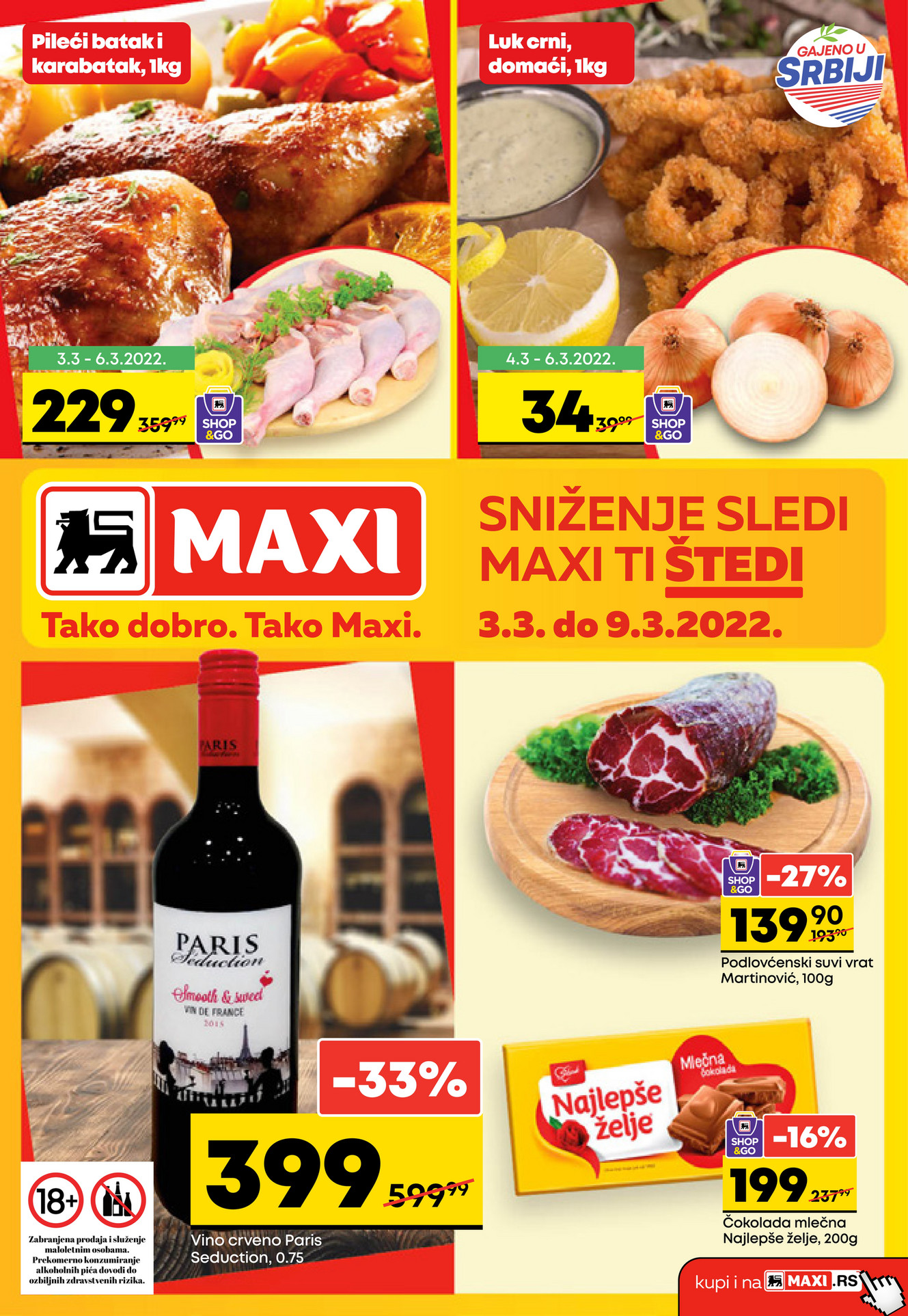 Maxi Serbia - EN folder - MAXI Nedeljni liflet 3.3-9.3.2022 - Strana 1 Maxi Serbia - EN folder - MAXI Nedeljni liflet 3.3-9.3.2022 - Strana 1