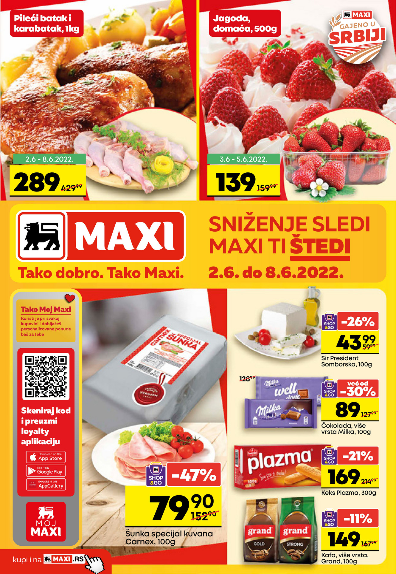Maxi Serbia - EN folder - MAXI Nedeljni liflet 2.6-8.6.2022 - Strana 1 Maxi Serbia - EN folder - MAXI Nedeljni liflet 2.6-8.6.2022 - Strana 1