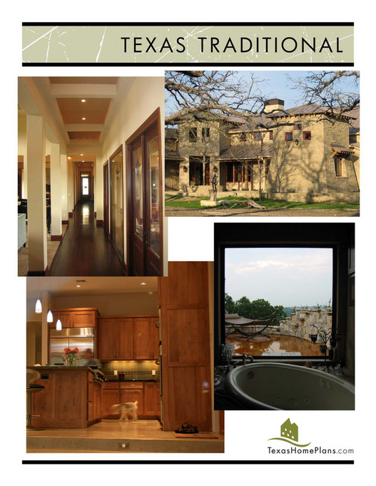 texas home plans - TEXAS TRADITIONAL- HOMES - Page 8-9