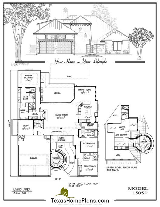 texas home plans - TEXAS CONTEMPORARY-HOMES - Page 32-33